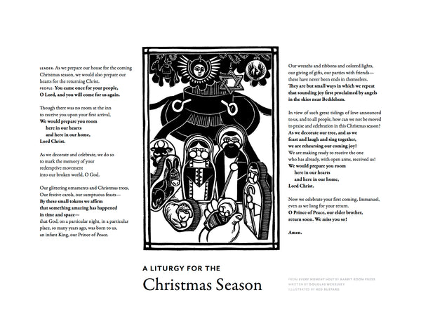 Liturgy Prints: Every Moment Holy – The Rabbit Room Store